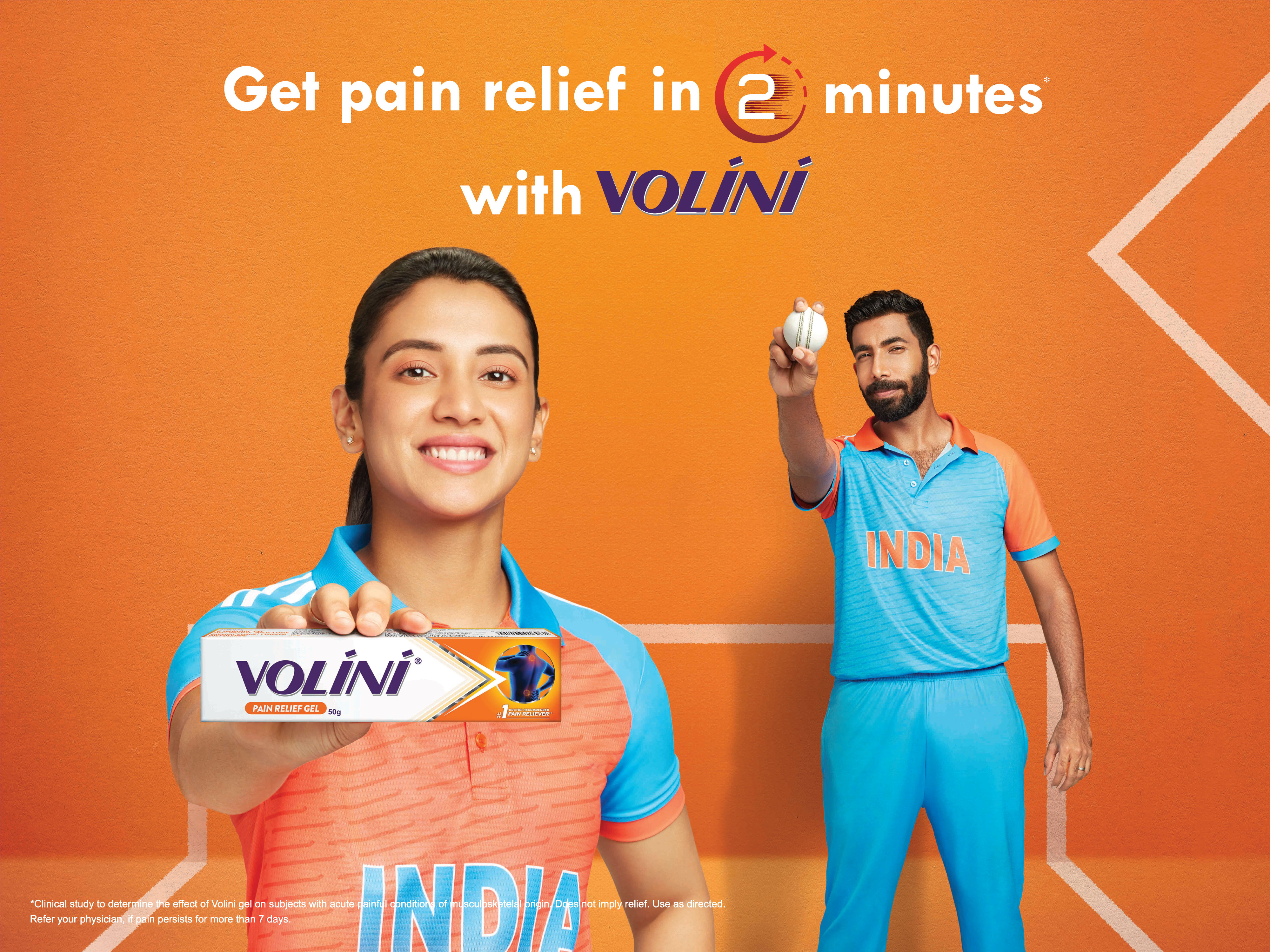 Volini Pain Relief Gel for Sprain, Muscle, Joint, Neck & Low Back Pain ...