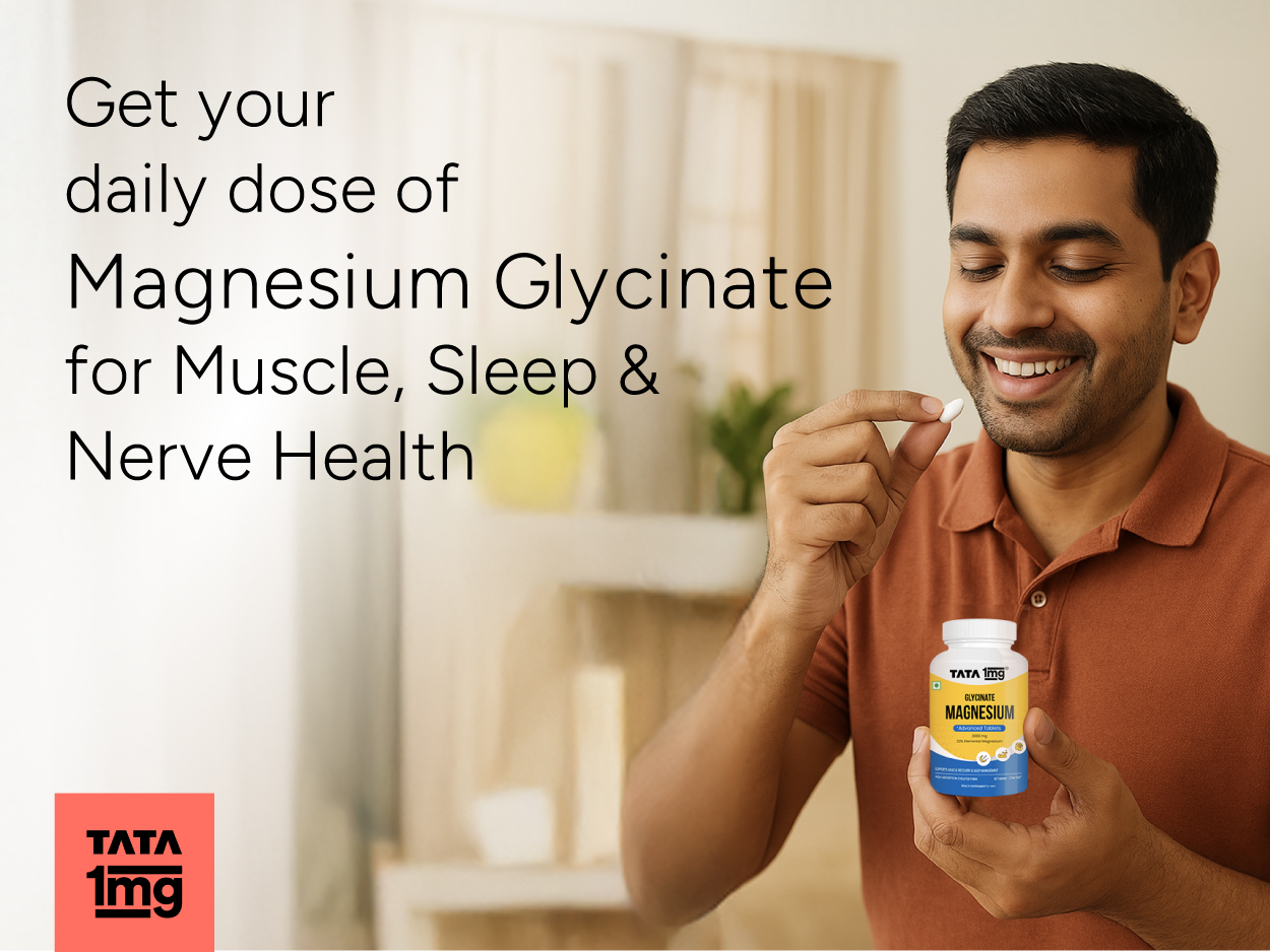 Magnesium Glycinate Tablet | High Absorption Chelated Supplement for ...