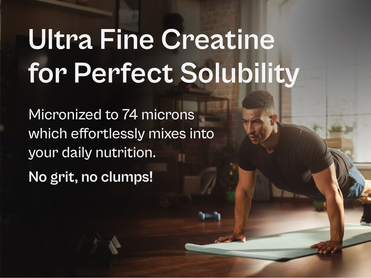Micronized Creatine Monohydrate Powder | Unflavoured | Strength ...
