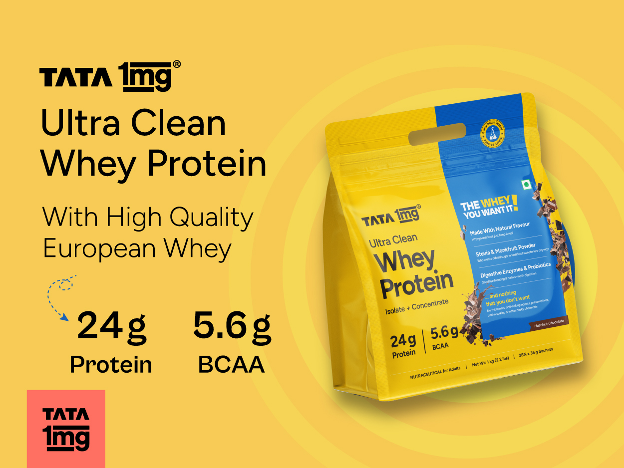 Ultra Clean Whey Protein Powder | 24g Protein, 5.6g BCAAs per Serve ...