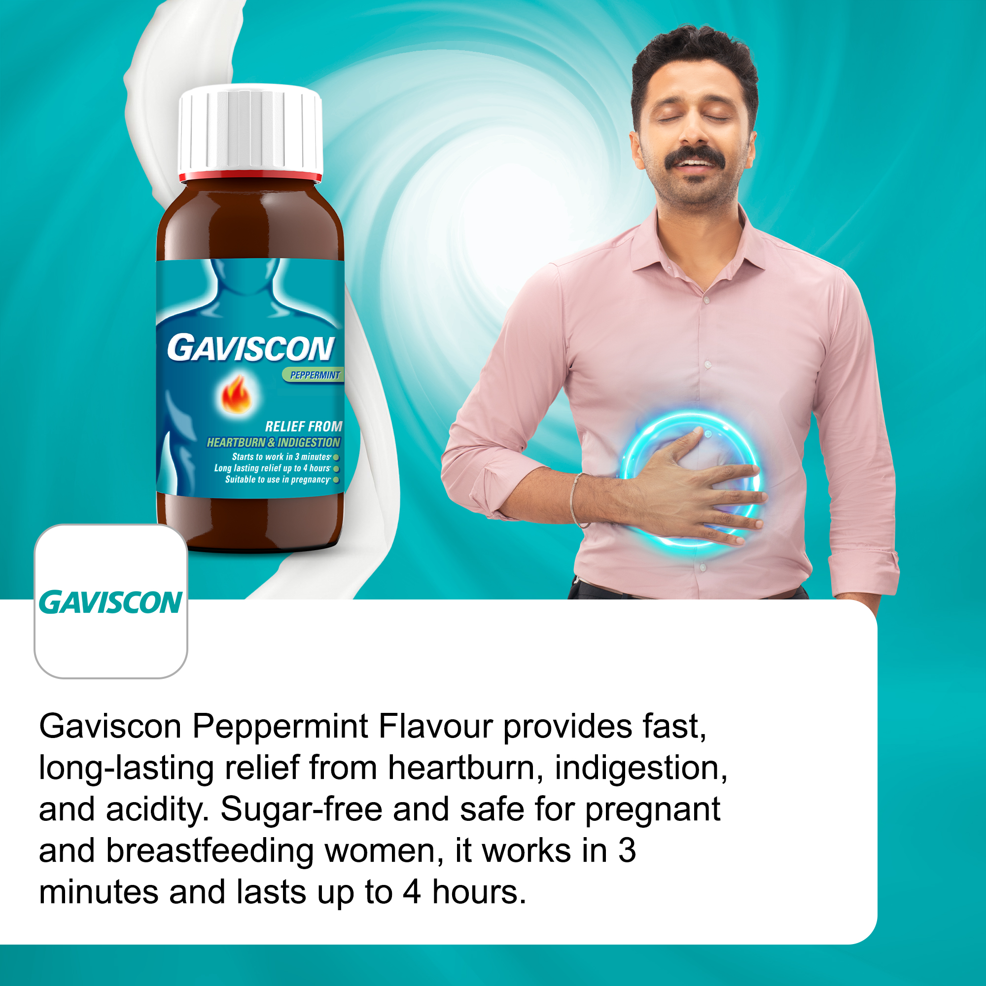 Gaviscon Oral Suspension | For Acidity, Indigestion, Heartburn ...